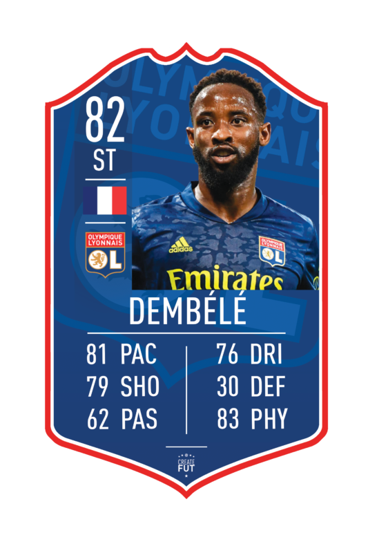 Dembele Lyon pre-made card – CreateFUT