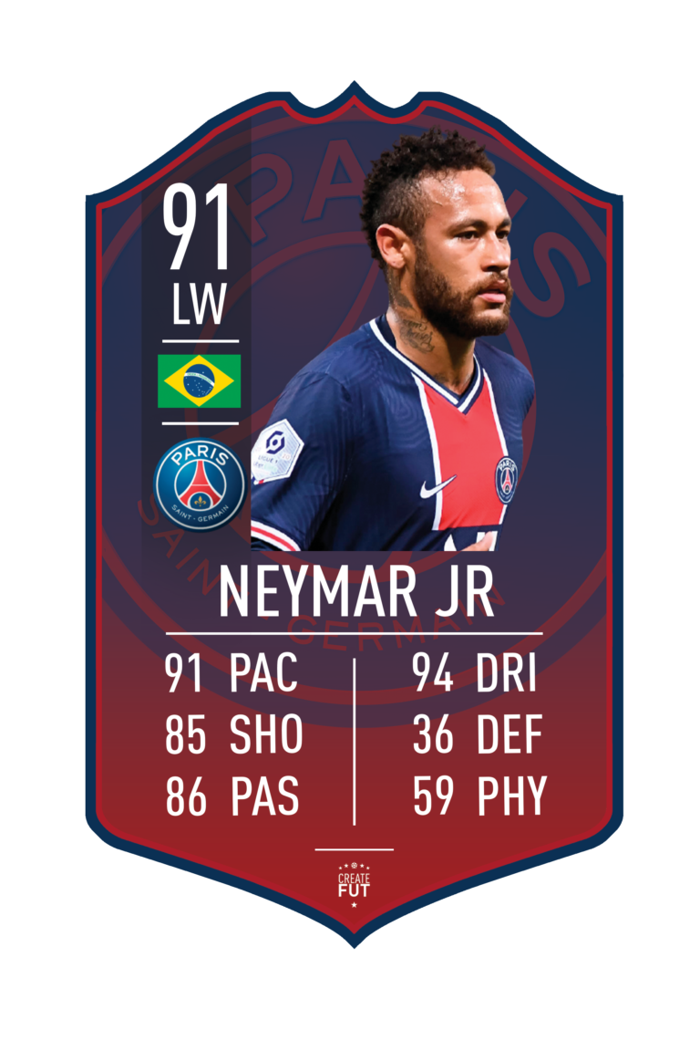 Neymar PSG pre-made card – CreateFUT