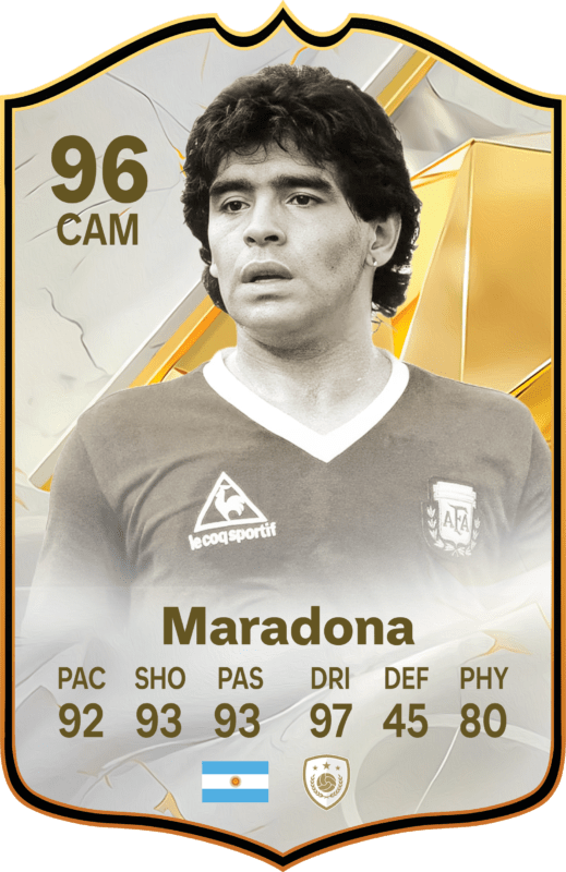 Buy Maradona Icon Football Card – FC and FIFA Cards – CreateFUT